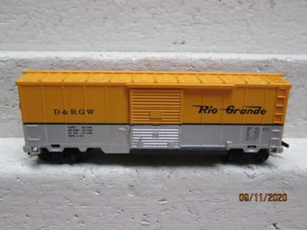 Rolling Stock - HO SCALE : RIO GRANDE BOX CAR was sold for R100.00 on ...