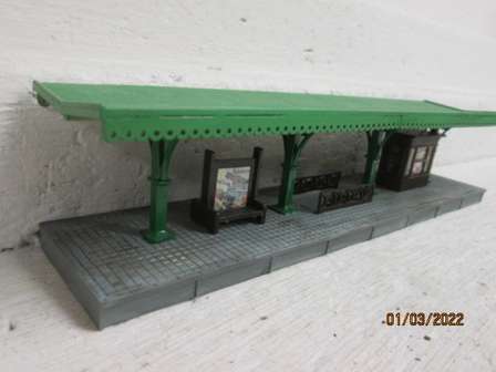 Scenery - HO SCALE : STATION PLATFORM WITH CANOPY ROOF was listed for ...