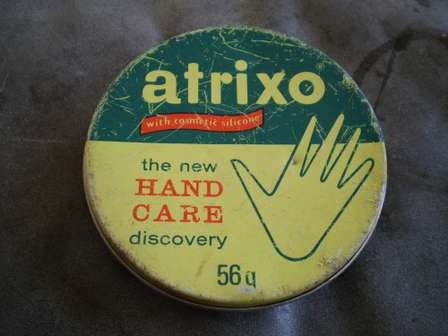 Advertising - Vintage Atrix Hand Creme Tin was listed for R200.00 on 5 ...