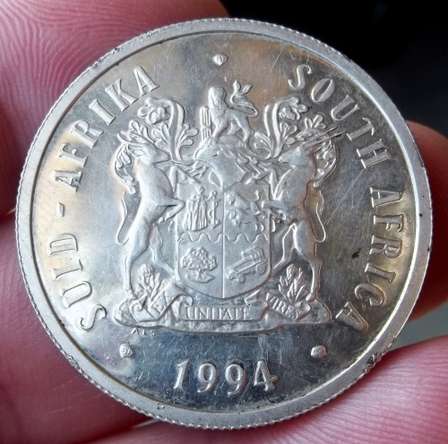 One Rand - *CRAZY R1 START* RSA 1 Rand 1994 - Presidential Inauguration ...