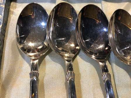 Silver - WOW !!! STUNNING BOXED SET OF ANGORA SILVERPLATE Co Ltd EPNS ...