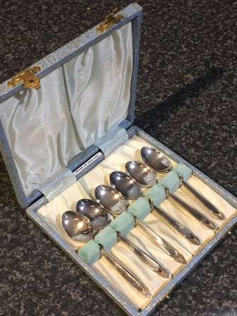 Silver - WOW !!! STUNNING BOXED SET OF ANGORA SILVERPLATE Co Ltd EPNS ...