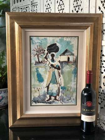 Paintings - JEFF KASSMAN (SA - 20th CENTURY) FRAMED OIL ON BOARD ...