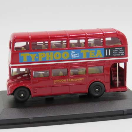 Models - Oxford London Bus `Typhoo tea` die-cast model in case was ...