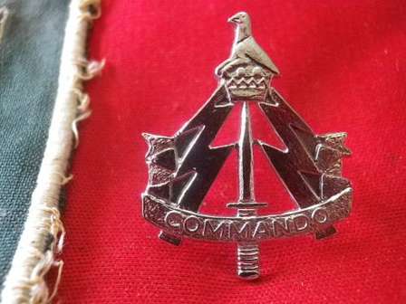 International Badges & Insignia - ZIMBABWE 1 COMMANDO REGT. CHROME ...