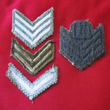 International Badges & Insignia - RHODESIAN ARMY - SET COMBAT RANKS - L ...