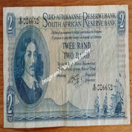 G Rissik - G.Rissik 1962 large old R2 note (low number) for sale in ...
