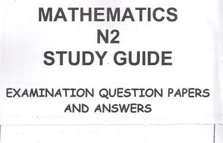 Self Help & Psychology - MATHEMATICS N2: EXAMINATION QUESTION PAPER AND ...