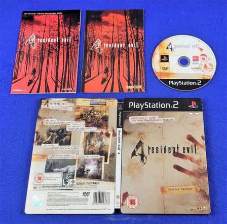 Games - ps2 RESIDENT EVIL 4 Limited Edition NICE Steelbook TIN+Mini ...