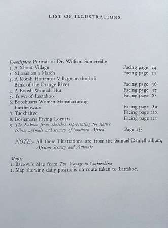 Africana - William Somerville`s Narrative of His Journeys to the ...
