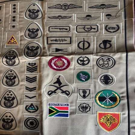 South African Army - SANDF COMPLETE BADGE AND RANK SET was listed for ...