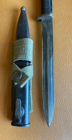 Bayonets - RHODESIAN BUSH WAR PERIOD 1970`S F.N. BAYONET CONVERTED TO ...