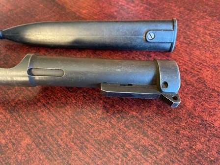 Bayonets - VERY RARE R4 MODIFIED PROTOTYPE BAYONET WITH BLOCKED GAS ...