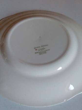 English Porcelain - Vintage Queens Marone Solian Milk Jug and Serving ...