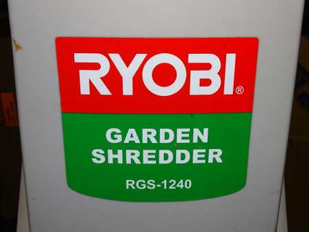 Chippers, Shredders & Mulchers - GARDEN SHREDDER RYOBI RGS 1240 with ...