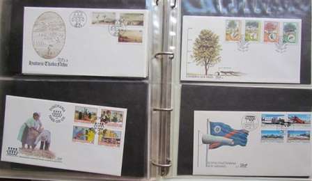 Bophuthatswana - BOP - Stamp Sets Controls+FDC`S IN FILE with Album ...