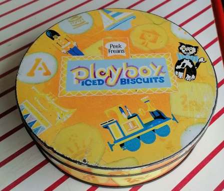 Tin - Vintage Peek Freans Playbox iced biscuits tin was listed for R40 ...