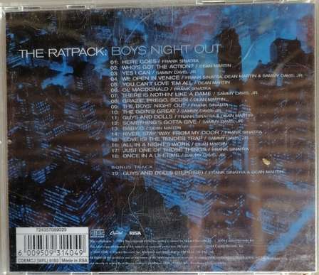 Jazz - The Ratpack - Boys night out cd was sold for R35.00 on 23 Apr at ...