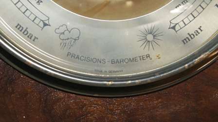 Barometers & Thermometers - German Pracisions Barometer for sale in ...