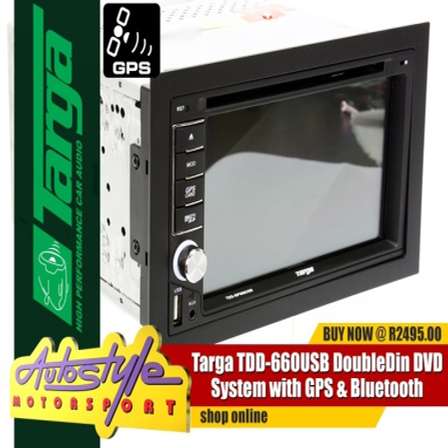 Car Radios - Targa TDD-GP660USB Double Din with GPS Navigation was sold ...