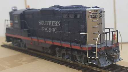 Locomotives - Athearn Ho Scale #4162 Black Widow GP9 Southern Pacific ...