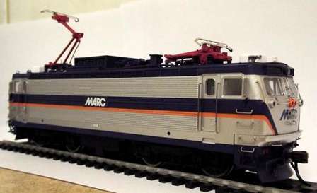 Locomotives - ATLAS HO SCALE USA AEM-7 MARC ELECTRIC LOCOMOTIVE was ...