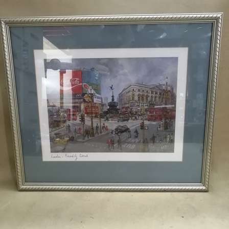 Other Artwork - ORIGINAL VINTAGE H MOSS PICCADILLY CIRCUS LITHOGRAPHS ...