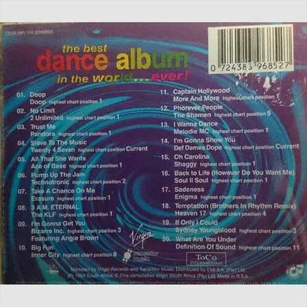 Other Music CDs - The Best Dance Album in the World Ever : Various ...