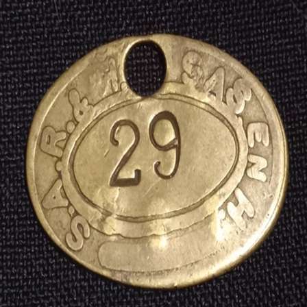 Tokens - SAR and H / SAS and H South African Railway and Harbours Tool ...