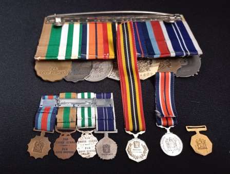 SADF & SANDF - SADF Medal Group With Southern Cross Full Size and ...