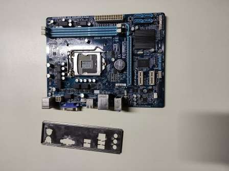 Motherboards - Gigabyte H61M Motherboard with IO Shield **boots to bios ...