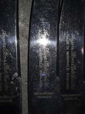 Cutlery - An Angora Silver Plate Co LTD Made in Sheffield England firth ...