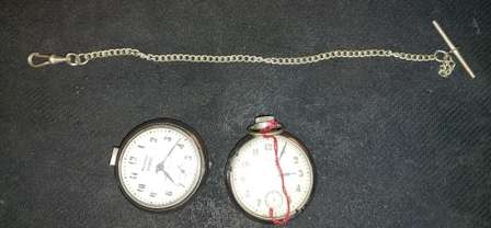 Pocket Watches - TWO VINTAGE ZOBO POCKET WATCHES SOLD AS IS NOT TESTED ...