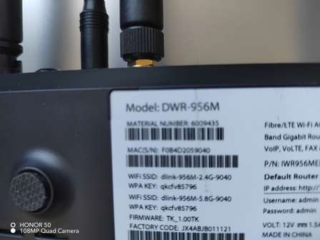 Modems - D-LINK DWR-956M 4G LTe router (It take a sim card) for sale in ...