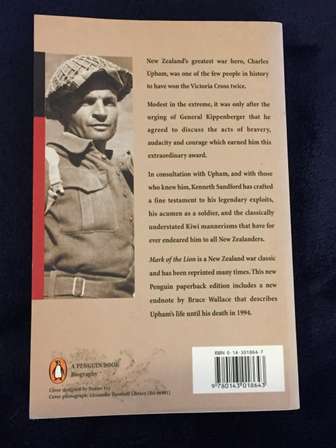 Books - Mark of the Lion: The Story of Capt. Charles Upham, V.C. and ...
