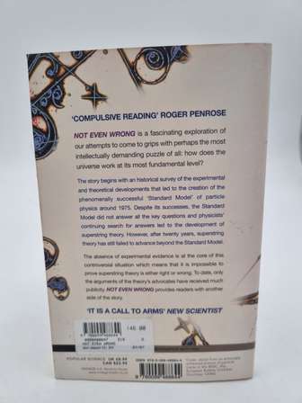 Science & Technology - Not Even Wrong by Peter Woit was listed for R120 ...