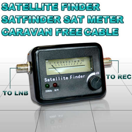 Satellite TV Splitters & Switches - DSTV SATELLITE SIGNAL FINDER METER ...