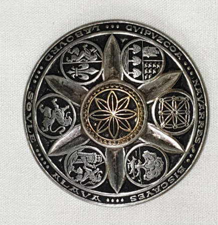 Other Antiques & Collectables - Antique silver Oritza brooch Zazpiak ...