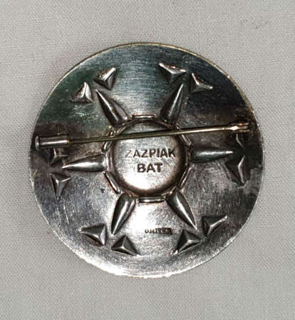 Other Antiques & Collectables - Antique silver Oritza brooch Zazpiak ...
