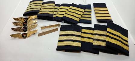 Other Badges & Insignia - Collection of SAA Pilot Wings,Epaulets and ...
