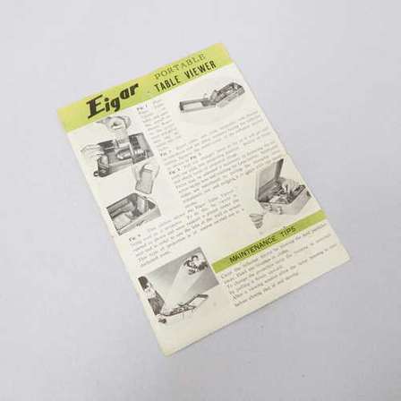 Art & Photography - Eigar Portable Table Viewer Instructions and ...