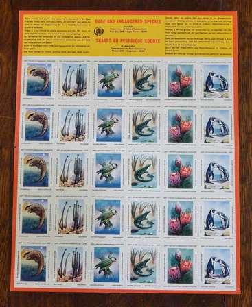 Other South African - Lot of 30 vintage stamps - Rare and endangered ...