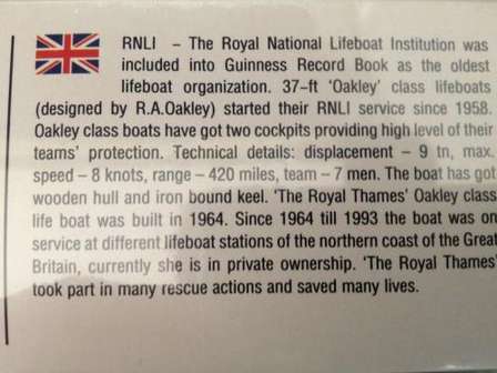 Sea - Alanger - "The Royal Thames" Oakley Class Lifeboat - Scale 1:48 ...