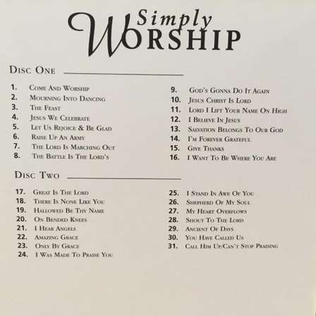 Religious - CD - Simply Worship 1 - 31 Songs of Praise & Worship was ...