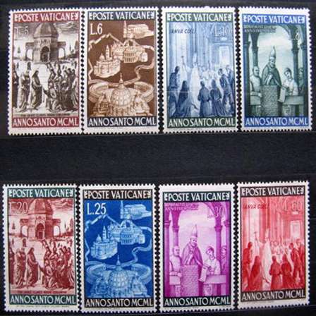 Vatican - POSTE VATICANE : ANNOSANTO MCML : 8 MINT STAMPS : PREVIOUSLY HINGED was listed for ...