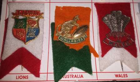 Sporting Memorabilia - Selection of International Rugby Badges ...