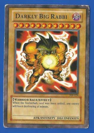 Trading Cards - YU-GI-OH Trading Card Game-Konami-Darkly Big Rabbi-Dark ...
