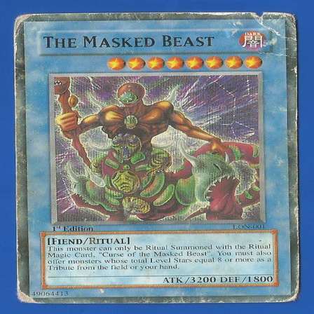 Trading Cards - YU-GI-OH Trading Card Game-1st Edition-The Masked Beast ...
