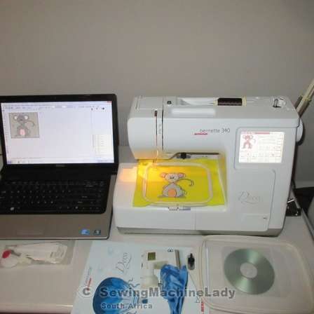 Embroidery Machines - LIKE VERY NEW! BERNINA DECO 340 EMBROIDERY ...