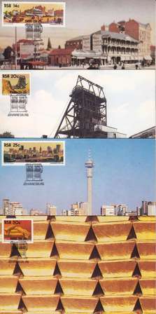 Republic of South Africa - RSA MAXIMUM CARDS 1986 THE GOLDEN CITY FULL ...